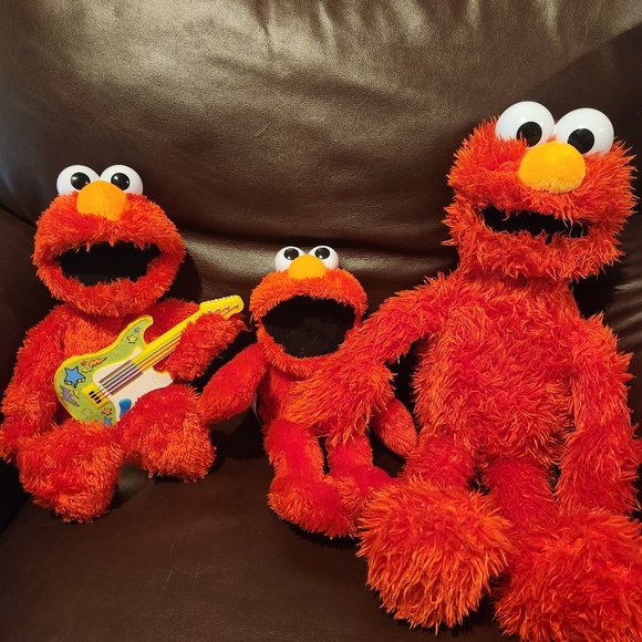 Toys | 3 Elmo Dolls Tickle Me Elmo Guitar Elmo Talking Elmo Elmo | Poshmark